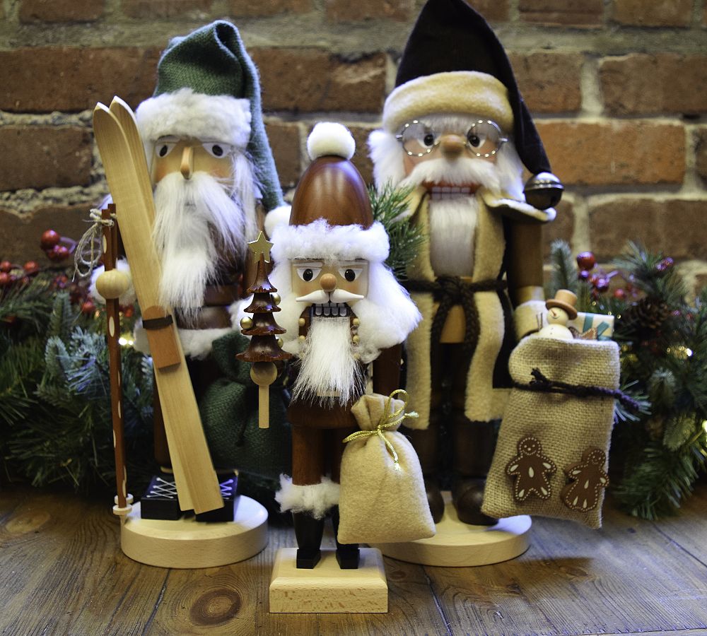 Natural Santa Claus Nutcracker | Pottery Barn