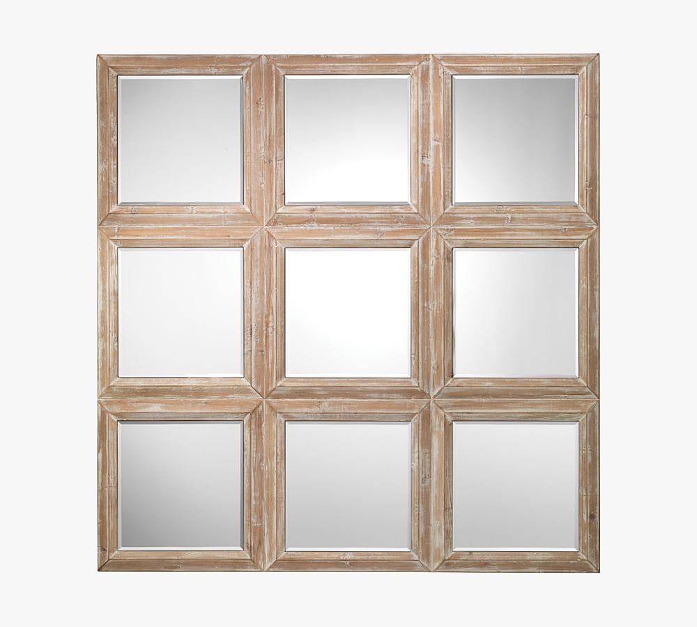 Mikayla Wood Paneled Mirror | Pottery Barn