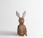Rattan Bunny with Twinkle Lights | Pottery Barn