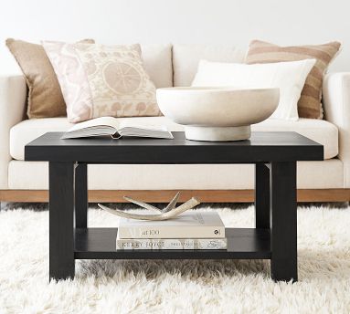 Reed Rectangular Coffee Table | Pottery Barn