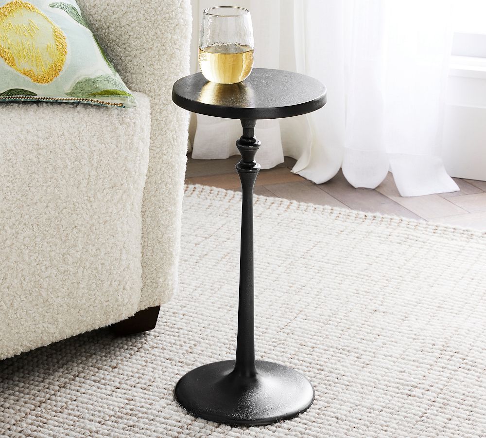 Round Metal Cocktail Table | Pottery Barn