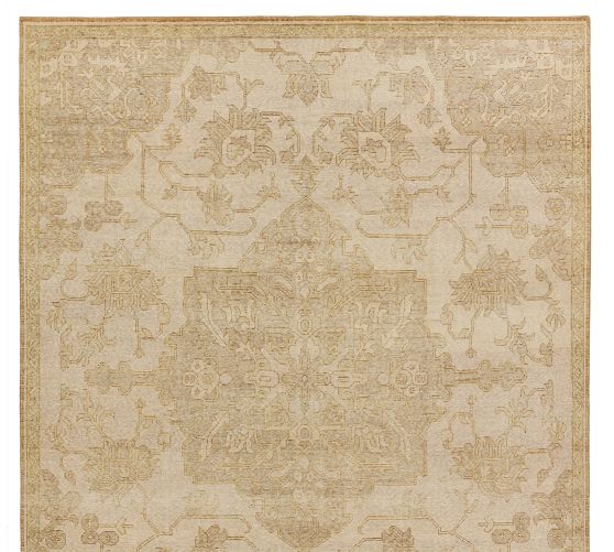 Linley Hand-Knotted Performance Wool Rug | Pottery Barn