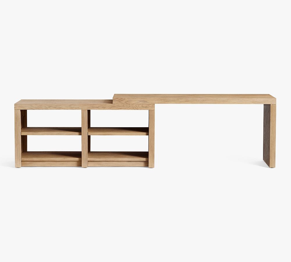 Dillon L-Shape Rotating Desk | Pottery Barn