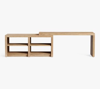 Dillon L-Shape Rotating Desk | Pottery Barn