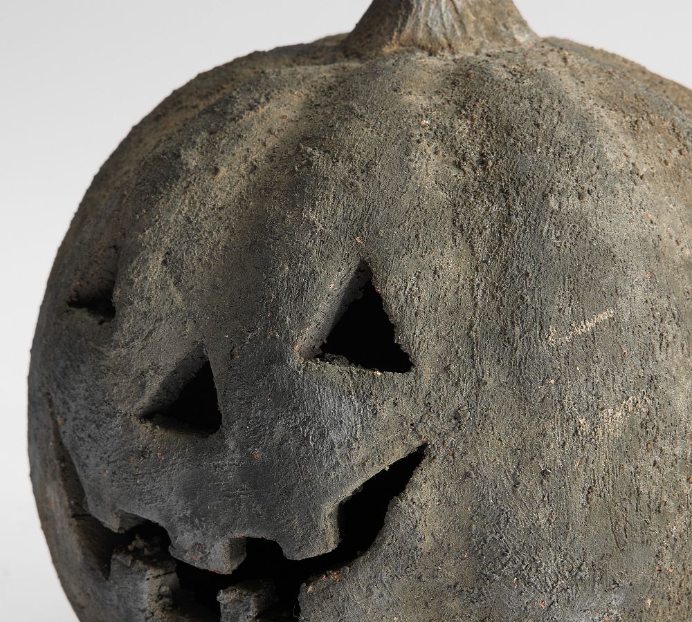 Handmade Terracotta Jack O' Lantern | Pottery Barn