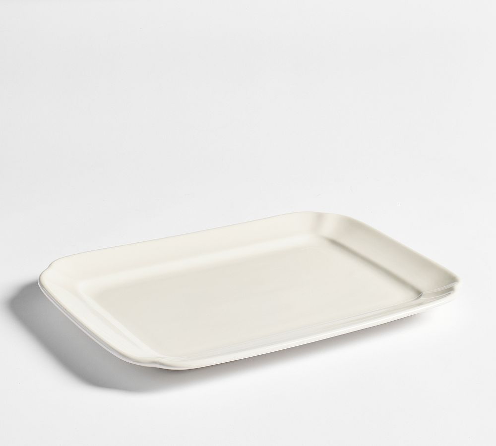 Heirloom Stoneware Rectangular Serving Platter | Pottery Barn