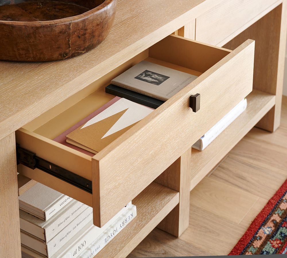 Modern Farmhouse Rectangular Console Table | Pottery Barn