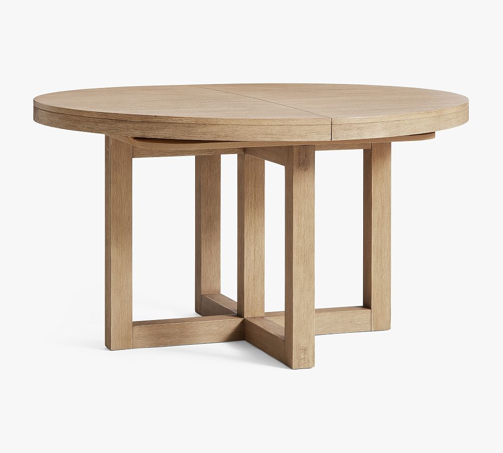 Portola Round Pedestal Extending Dining Table | Pottery Barn