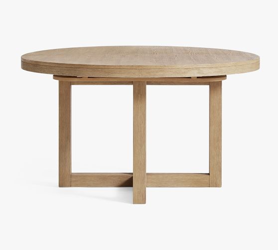 Portola Round Pedestal Extending Dining Table | Pottery Barn