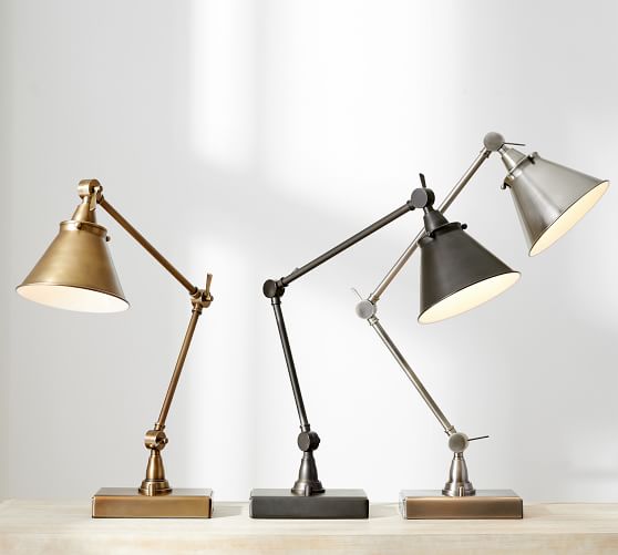 Architect's Adjustable USB Task Table Lamp | Pottery Barn