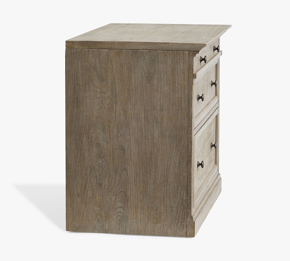 Livingston Double 2-Drawer Lateral Filing Cabinet with Top | Pottery Barn