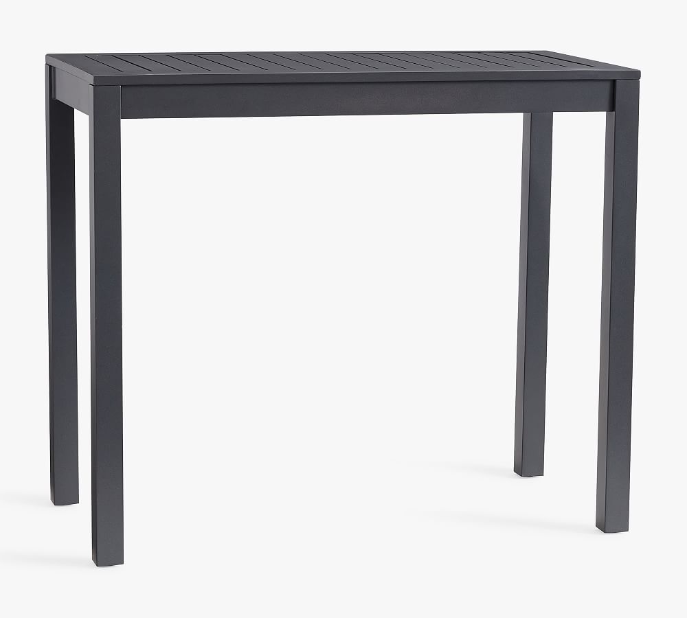 Indio Metal Rectangular Outdoor Bar Height Table | Pottery Barn