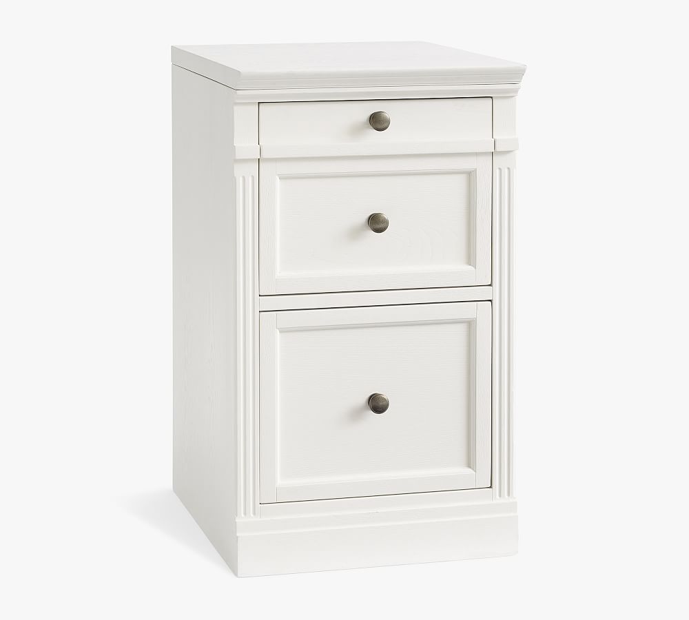 Gray Wash Livingston Single 2-Drawer Filing Cabinet | Pottery Barn