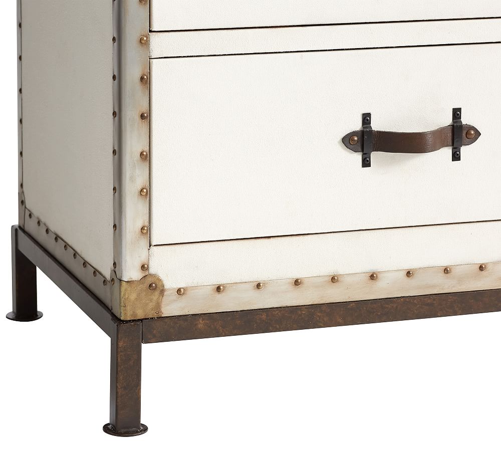 Ludlow Trunk 4-Drawer Tall Dresser | Pottery Barn