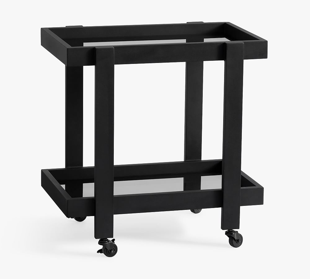 Malibu Metal Bar Cart | Pottery Barn