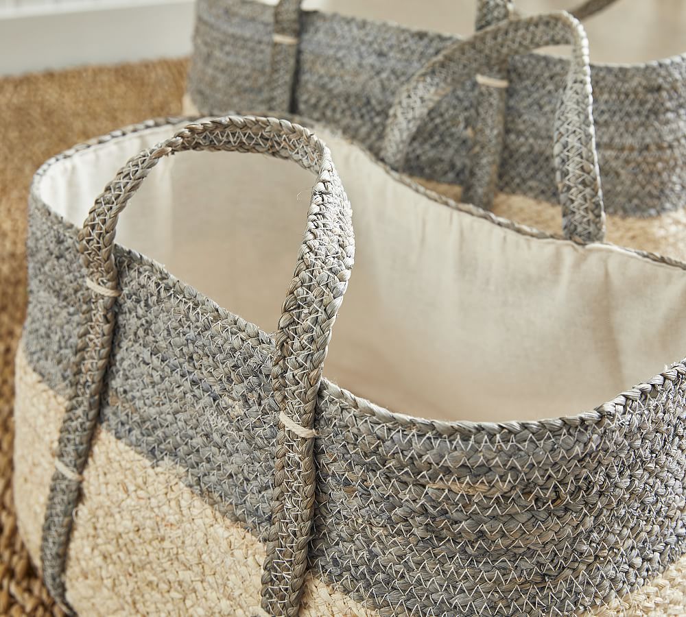 Fleur Rectangular Baskets, Set of 2 | Pottery Barn