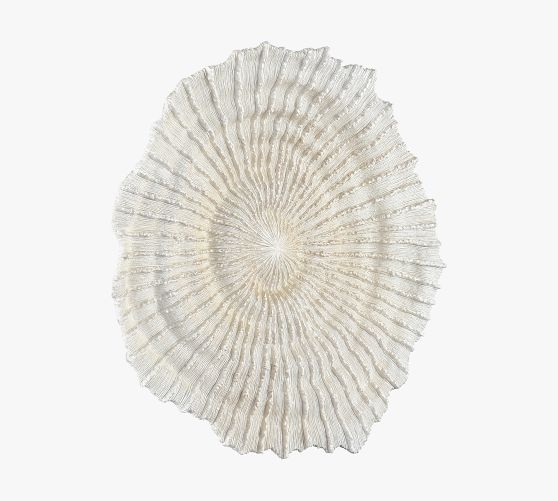 Handmade Ceramic Shell Wall Art - Set of 3 | Pottery Barn