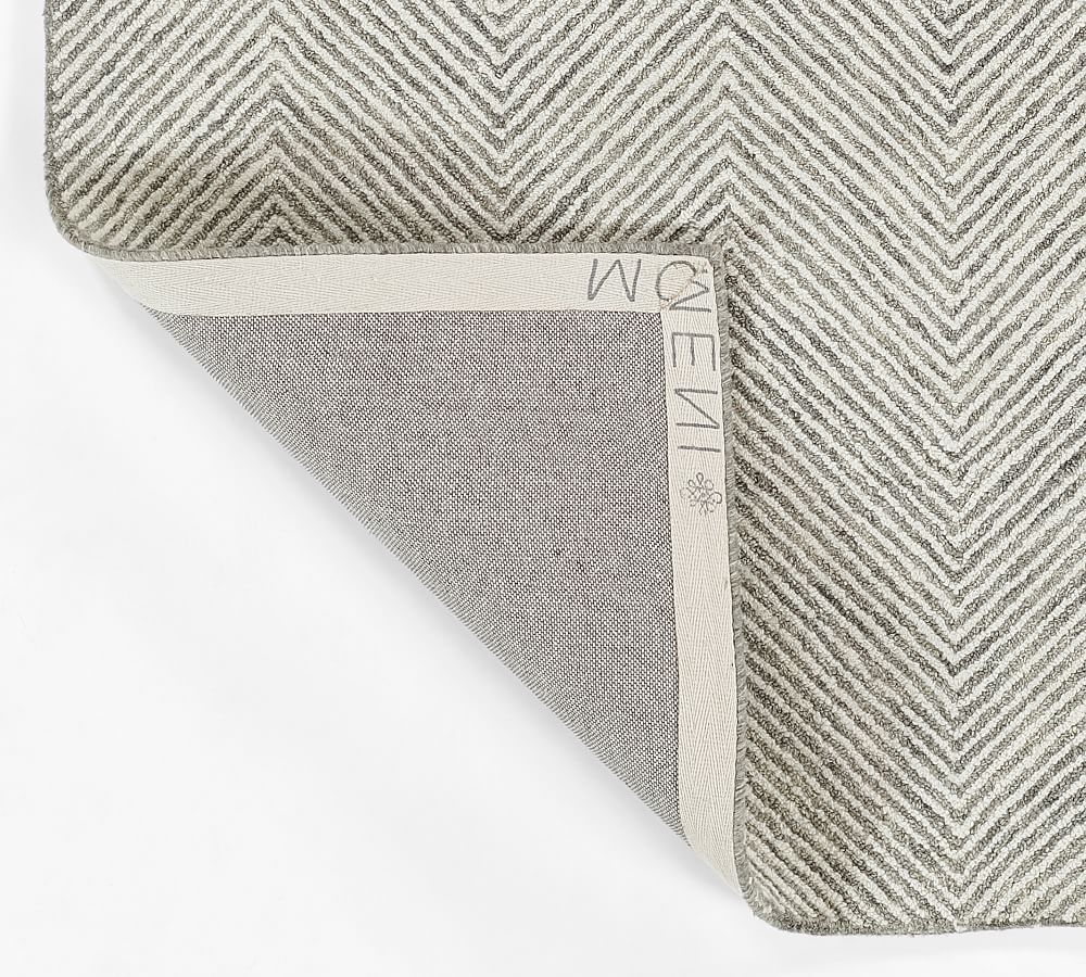 Iweala Handcrafted Chevron Rug | Pottery Barn