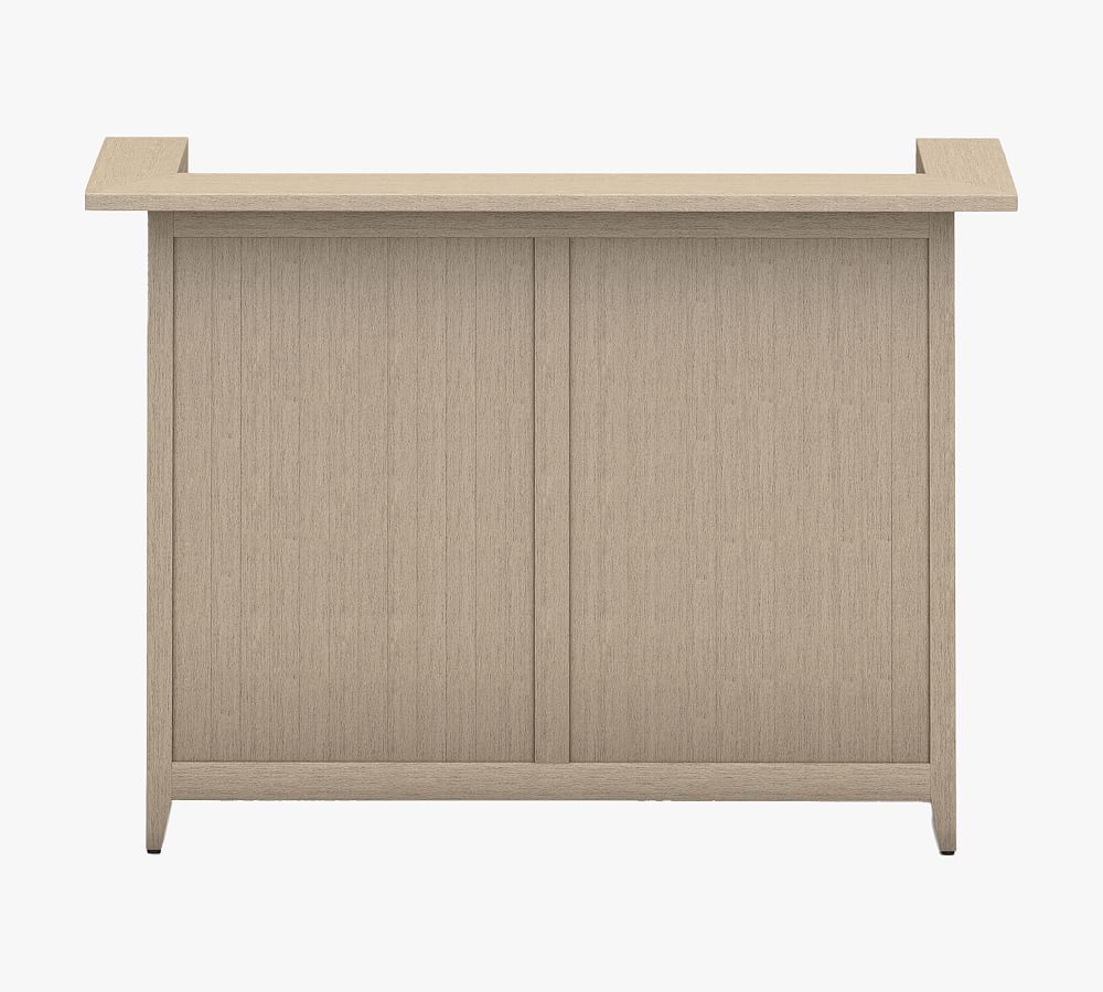 Punta Mita 59" FSC® Teak Bar Cabinet | Pottery Barn