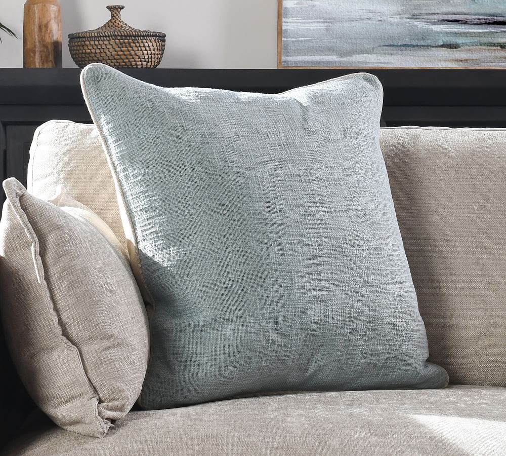 Alba Reversible Throw Pillow Cover | Pottery Barn
