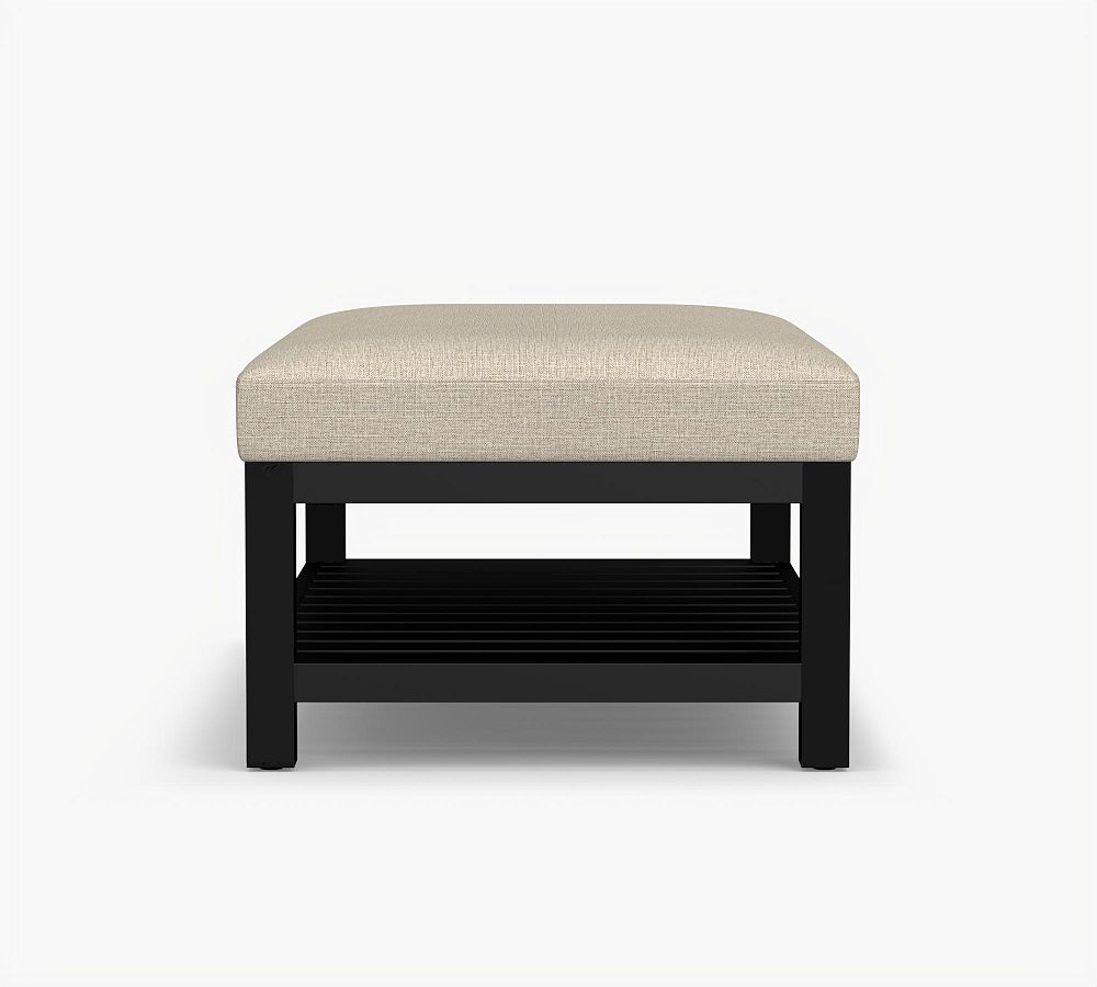 Jake Rectangular Upholstered Ottoman | Pottery Barn