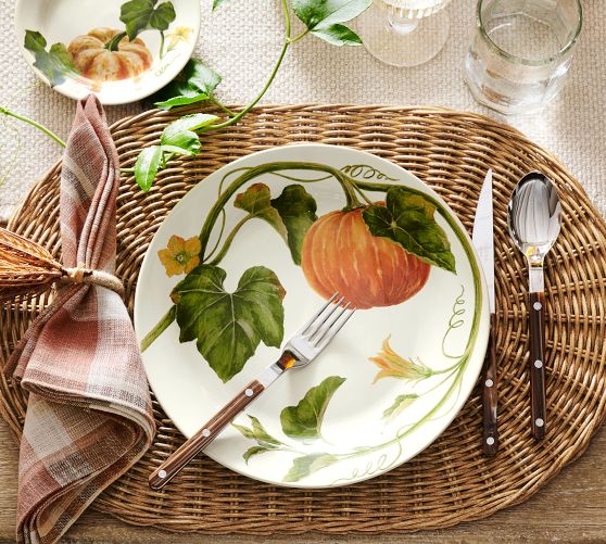 Rustic Pumpkin Dinnerware Collection | Pottery Barn