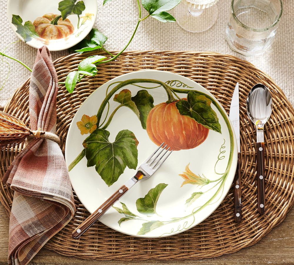 Rustic Pumpkin Dinnerware Collection | Pottery Barn