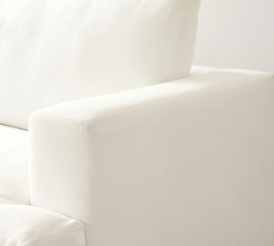 Carmel Recessed Square Arm Upholstered 3 Piece L-Shaped Sectional ...
