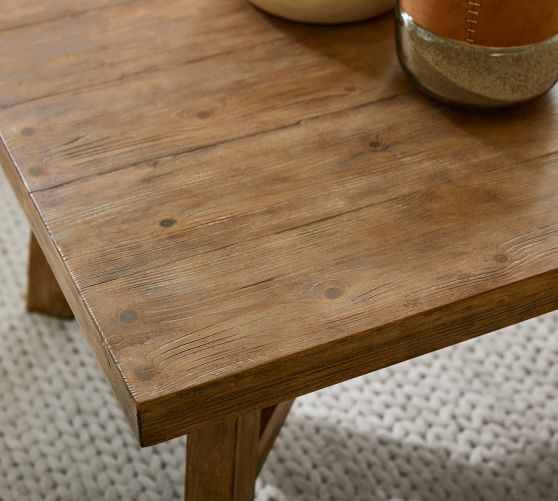 Rustic Farmhouse Rectangular Coffee Table | Pottery Barn