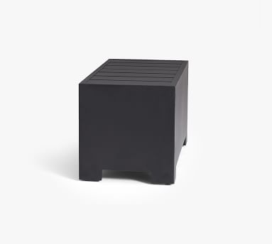 Malibu Metal Platform Modular Outdoor Side Table | Pottery Barn