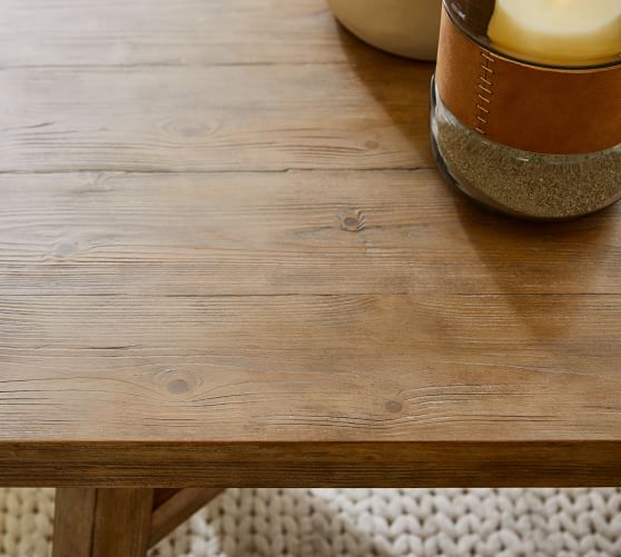 Rustic Farmhouse Rectangular Coffee Table | Pottery Barn