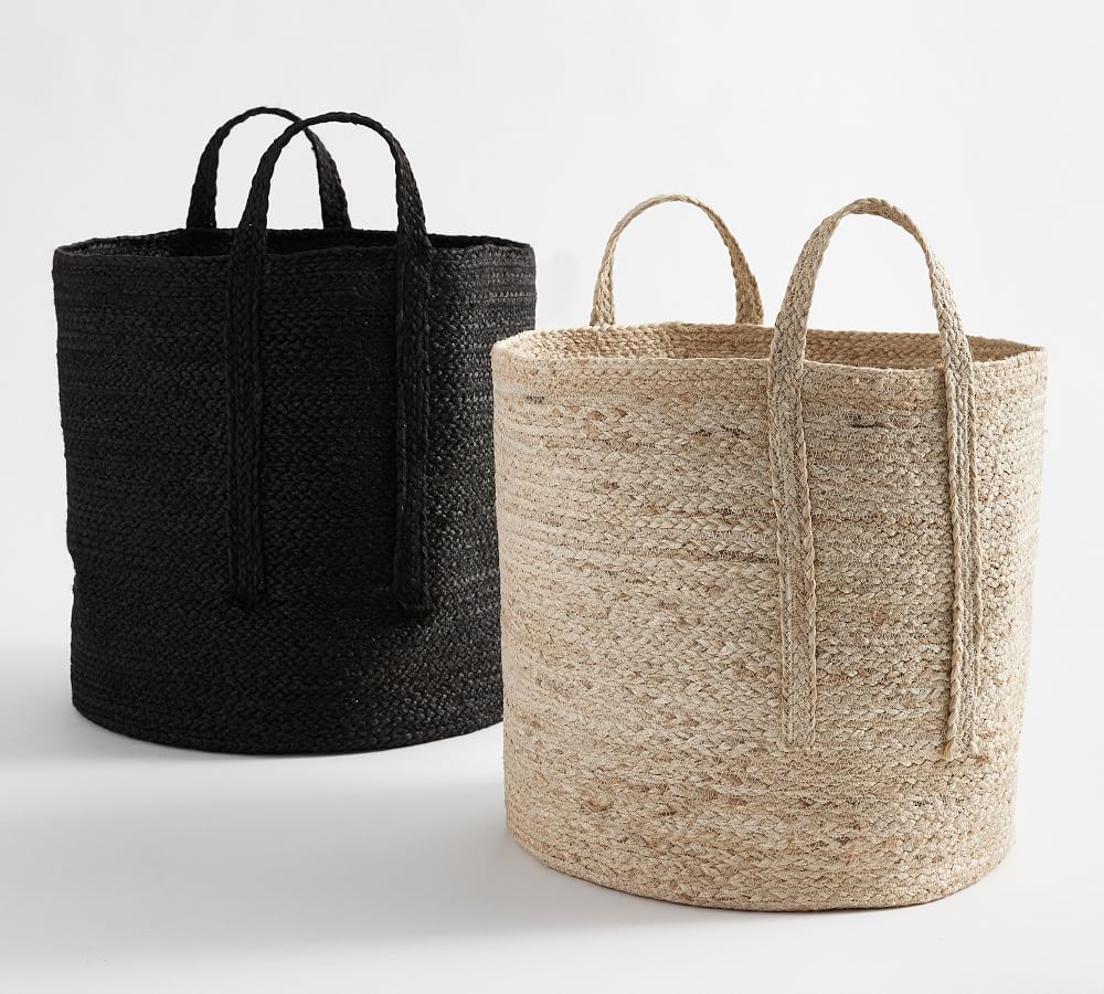 Baja Handwoven Jute Baskets - Set of 2 | Pottery Barn