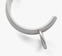 Quiet-Glide C-Loop Curtain Rings | Pottery Barn