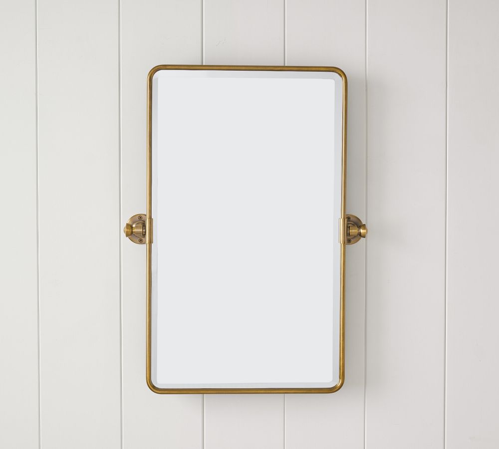 Vintage Mini Pivot Mirror | Pottery Barn