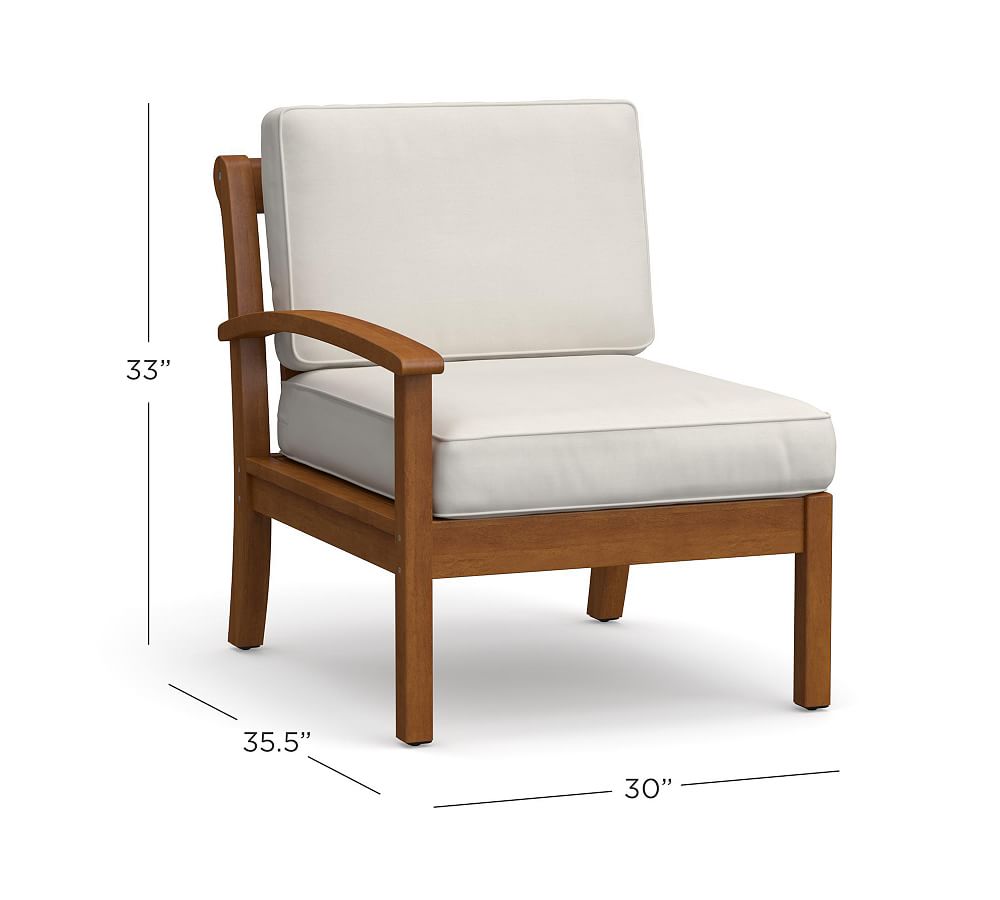 Chatham Outdoor Sectional Components, Honey | Pottery Barn