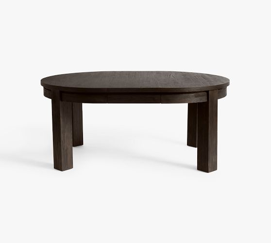 Folsom Round Storage Extending Dining Table | Pottery Barn