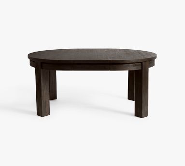Folsom Round Storage Extending Dining Table | Pottery Barn