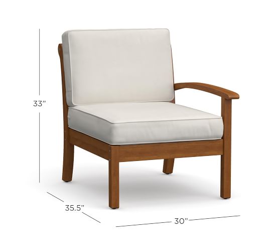 Chatham Outdoor Sectional Components, Honey | Pottery Barn