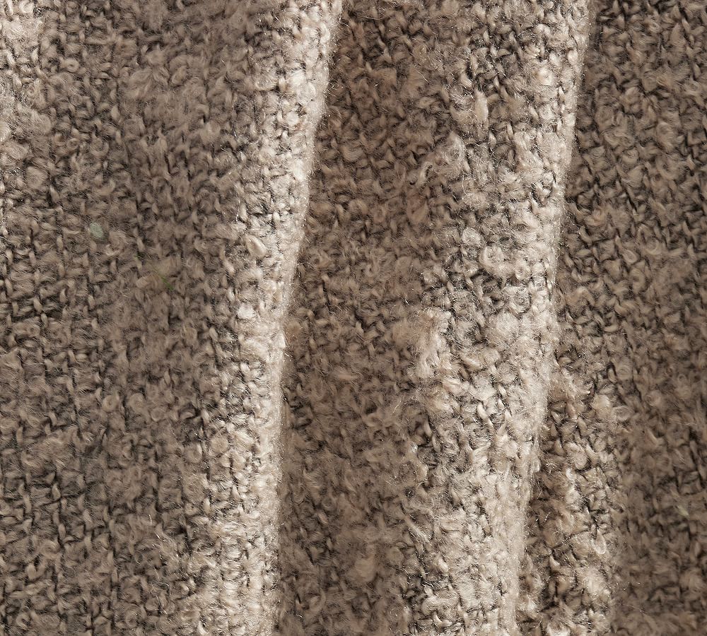 Heathered Boucle Throw Blanket | Pottery Barn