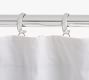 Quiet-Glide C-Loop Curtain Rings | Pottery Barn