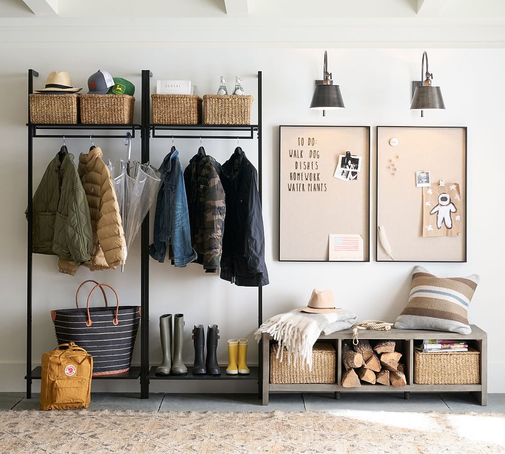 Temple Street Closet Rail with Shelf | Pottery Barn