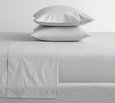400-Thread-Count Organic Percale Sheet Set | Pottery Barn