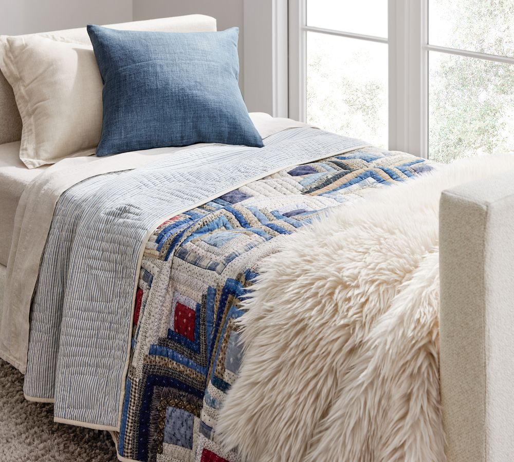 Lassen Handcrafted Quilt | Pottery Barn