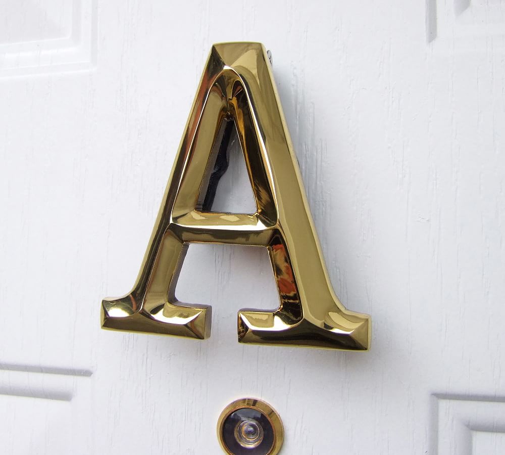 Monogram Door Knocker | Pottery Barn