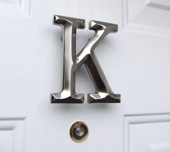 Monogram Door Knocker | Pottery Barn