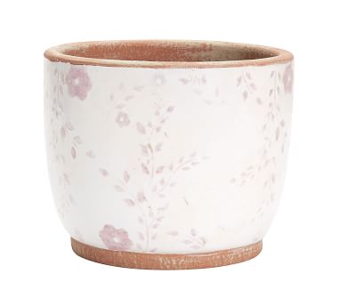 Ceramic Cachepot Collection - Floral | Pottery Barn