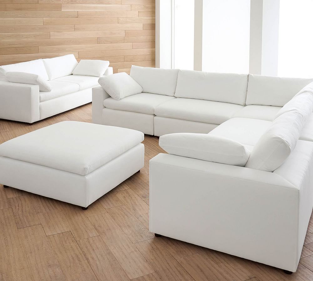 Build Your Own - Dream Square Wide Arm Upholstered Sectional Components ...