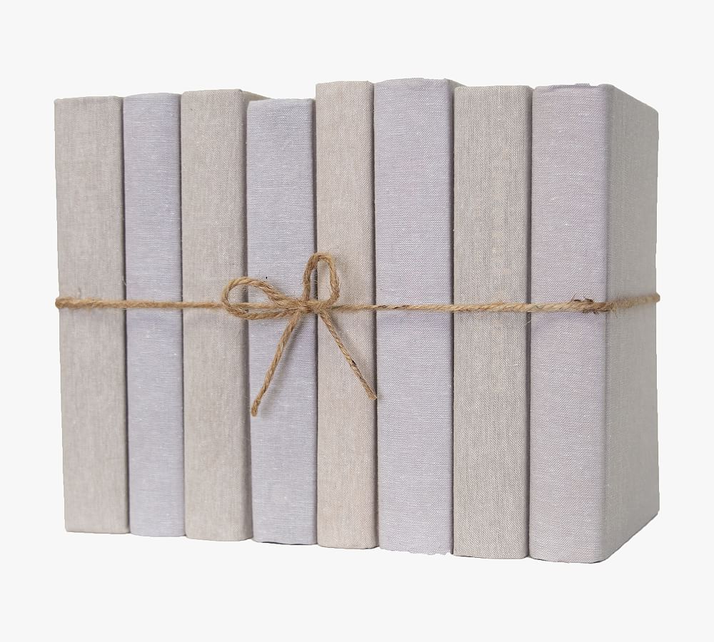 Linen Wrapped ColorPak Books | Pottery Barn