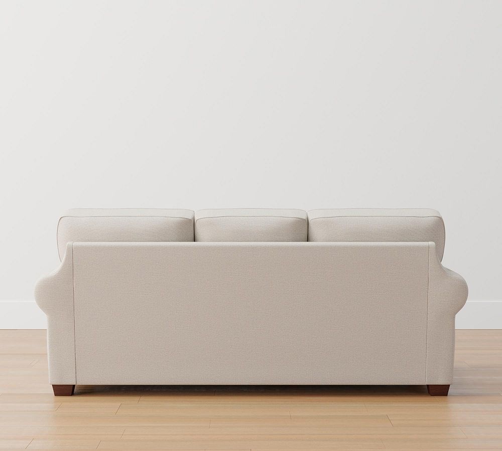 Soma Fremont Roll Arm Fabric Sofa Pottery Barn