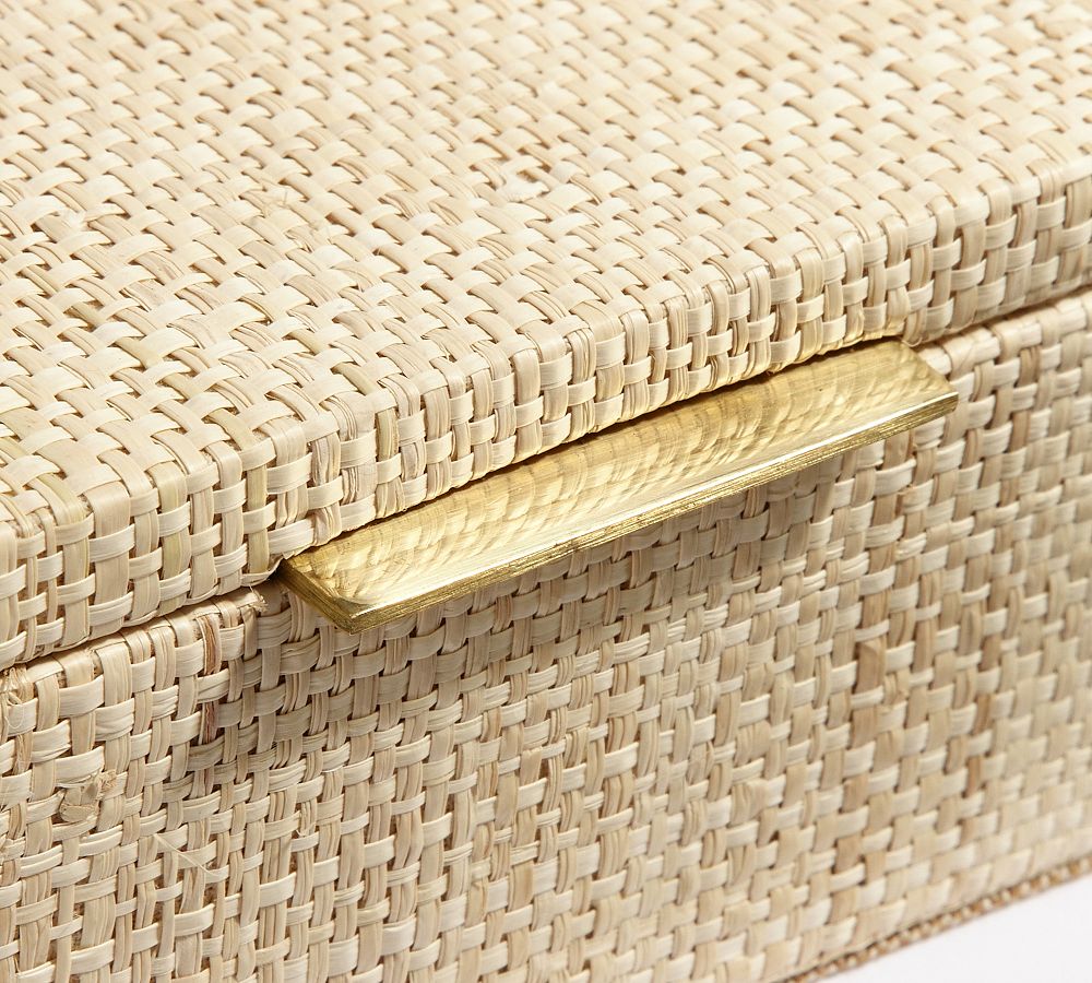 Raffia Jewelry Box | Pottery Barn